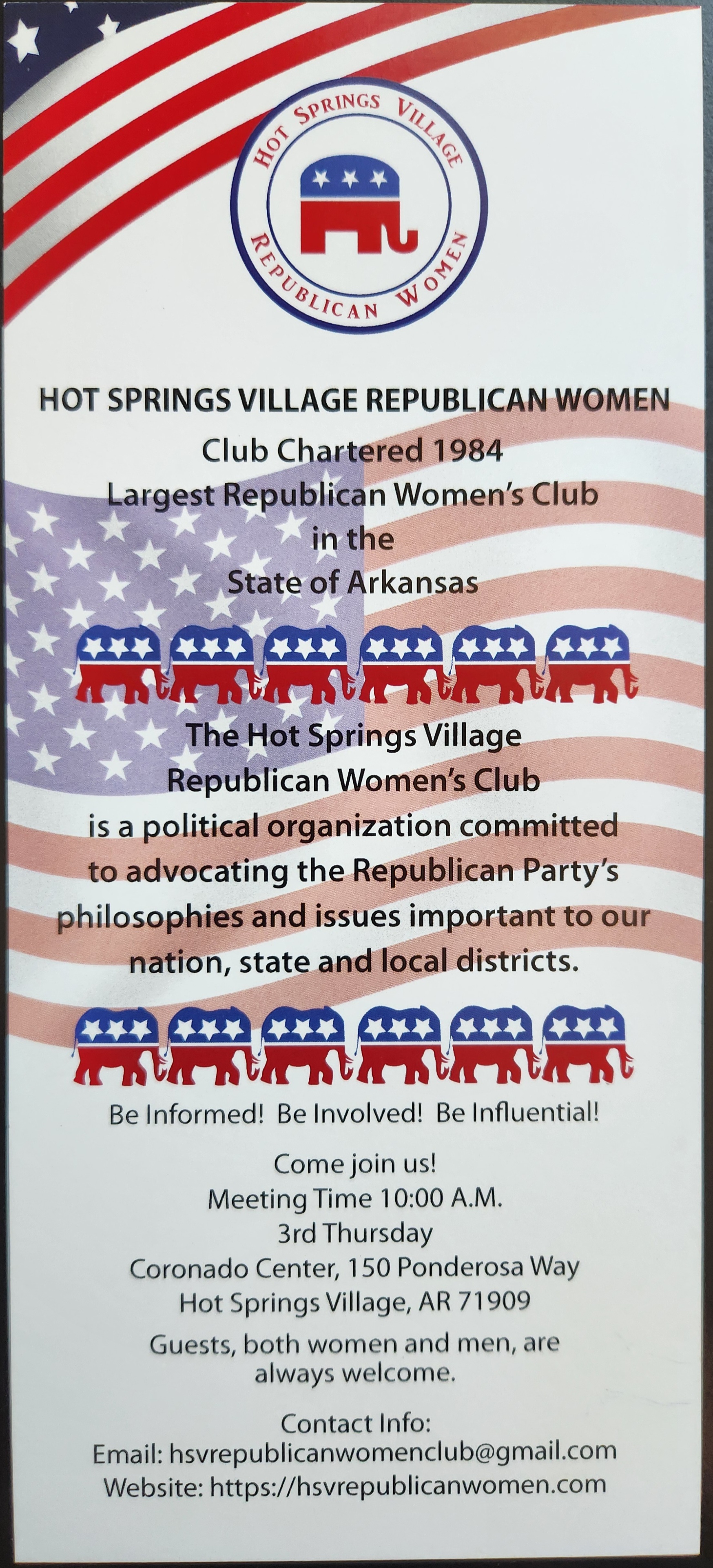 Hot Springs Village Republican Women's Club